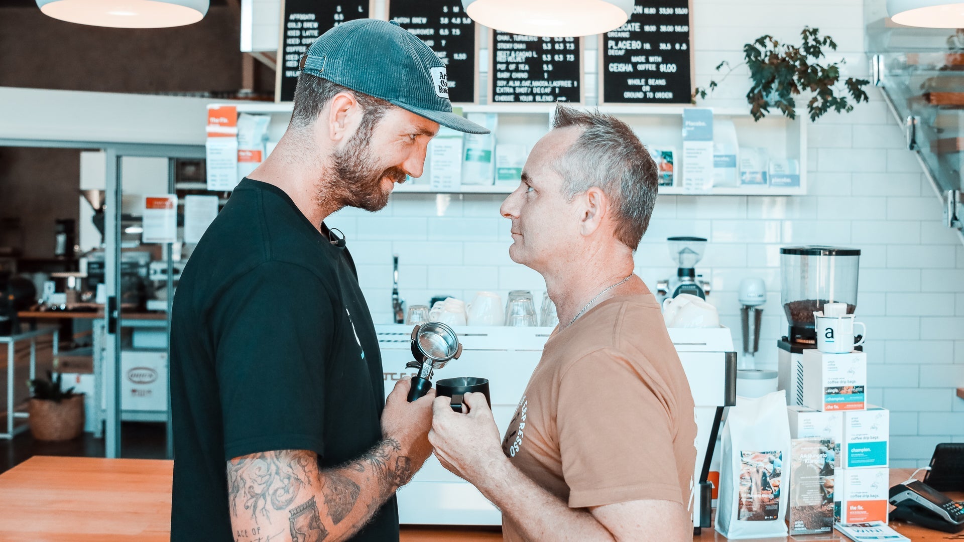 Luke vs Jimmy Coffee Making Challenge - Who is the best barista ...